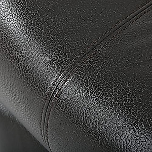 GDFStudio CHRISTOPHER KNIGHT HOME Great Deal Furniture Merit Black Leather Recliner/Glider Chair