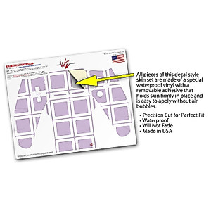 WraptorSkinz Skin Wrap compatible with Sony PS5 DualSense Controller Squared Lavender (CONTROLLER NOT INCLUDED)