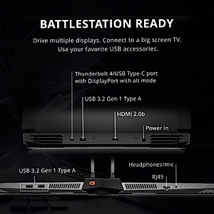 Dell G16 Gaming Laptop, 16" QHD 165Hz Display, Intel Core i7 12700H, 32GB DDR5, 1TB PCIe SSD, NVIDIA GeForce RTX 3060 6G, 1 Zone Backlit Keyboard, WiFi 6, Bluetooth, HD Camera, Win 11 Pro, Black