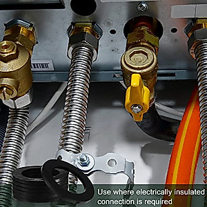 30 Pack 1-1/2 Inch Oversize Union Washer Flat Plumbing Slip Joint Washer Rubber Flat Washer Rubber Washers for Piping and Plumbing Systems