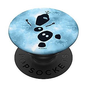 Disney Frozen 2 Olaf Silhouette Watercolor PopSockets PopGrip: Swappable Grip for Phones & Tablets