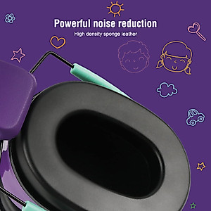 GREEN DEVIL Kids/Toddler Ear Protection Safety Ear Muffs Design For Age 3-16 Noise Cancelling Headphones SNR 27.4dB Kids Hearing Protection Earmuffs Sensory Headphones for Autism Kids