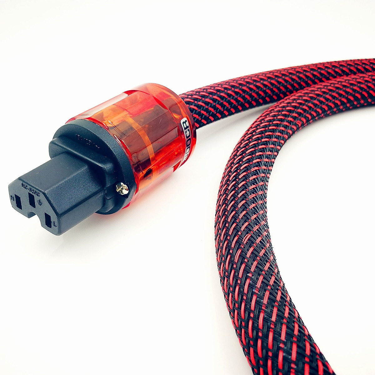 WAudio 3.3FT AC Power Cable 10AWG HiFi Audiophile Power Cord with US Plug IEC Connector