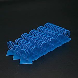 Siraya Tech Cast 3D Print Resin Castable Resin Easier to Burn and Print Clean Burnout Great Smooth Surface High Resolution 405nm UV-Curing Resin for Thicker Designs and Metal Parts (True Blue, 500g)