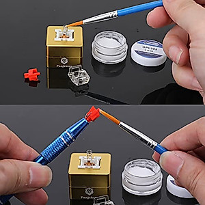 Panjshirv Mechanical Keyboard Switch Lubrication Tool Set Cherry Gateron Invyr TTC Kailh Switch Opener Lubrication Tool