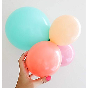 Balloon Garland kit Pink Blue Peach Balloon Arch Tropical Flamingo Party Unicorn Party Wedding Bridal Shower Birthday Party Decoration