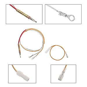 Timsec 2Packs Propane Tank Top Heater Thermocoupler 2304885, F237349, Fasten Type Thermocouple Safety Assembly Kit, Compatible with Mr Heater, Dura Heat, COSTWAY, Remington, ProCom and More