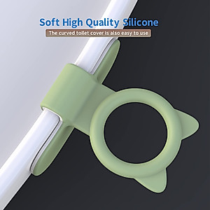 XYOFUN 10pcs Toilet Seat Lifter,Toilet Cover Lifter,Toilet Seat Handle,Toilet Lid Lifter,Toilet seat cover accessories,Avoid Touching Toilet Cover Handle Tools,Toilet accessories for Home,Hotel,Restau