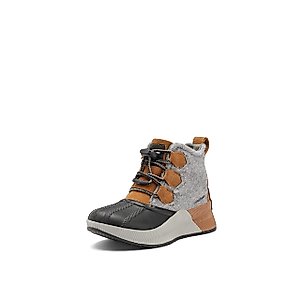 Sorel Youth Unisex Youth Out N About Classic Waterproof Boots - Camel Brown, Black - Size 2