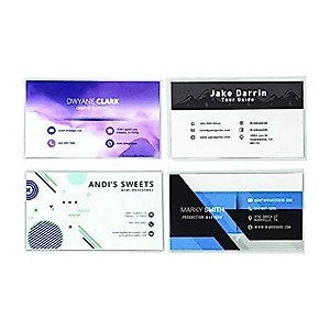 Integrity Business Card Size Thermal Laminating Pouches, 3 Mil Thickness, 2.25 x 3.75 inch, Acid Free, Compatible with All Brands of Thermal Laminators, 200 Pack