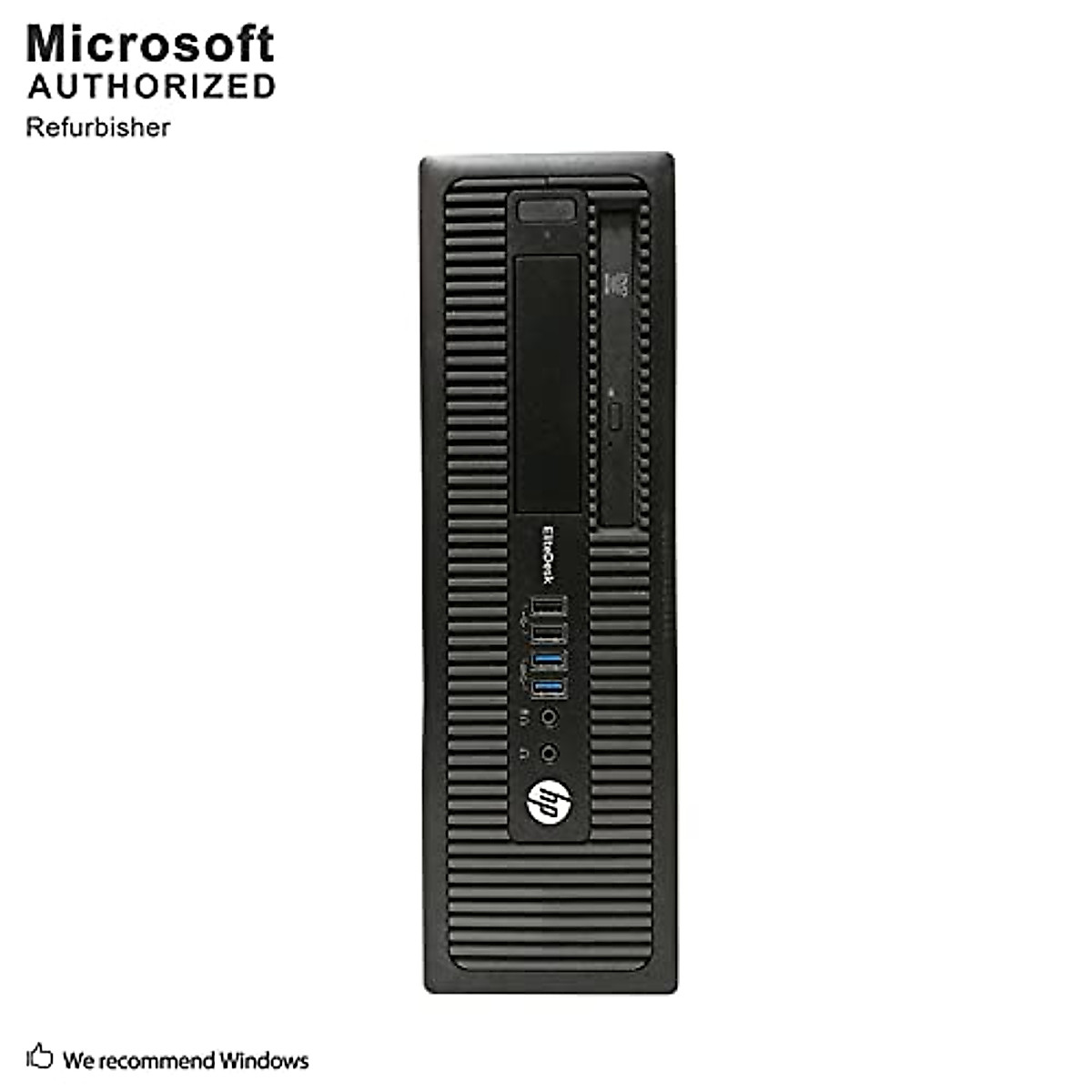 HP EliteDesk 800 G1 SFF Computer Intel i5 3.20Ghz 16GB RAM 240GB SSD Win 10 Pro (Renewed)