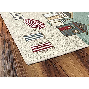 Brumlow MILLS Better at The Beach Indoor or Outdoor Area Rug for Kitchen, Bedroom Door Mat, Entryway Rug, 20" x 34"