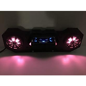 SD 4BBT2RGB2 -Polaris RZR Stereo System BT UTV Side by Side (2-6.5" Marine Speakers)