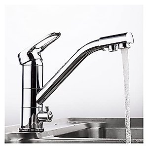 RTYUIE Kitchen Faucet Countertop Installation Faucet 360 Degree Rotation with Water Purification Function Easy Installation and Smooth Water Flow