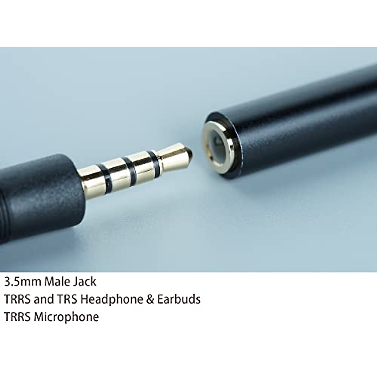 jstma USB C to 3.5mm Audio Jack Adapter 32Bit Audio HiFi DAC Amplifier Converter Support High-impedance Headphones for Windows MacOS Android Phones Switch PS Xbox (Black)