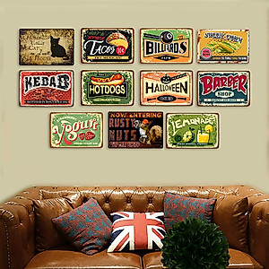 Vintage Metal Tin Sign Yogurt Strawberry Metal Sign Metal Plaque Bar Pub Retro Wall Decor Poster Home Club 8X12inches