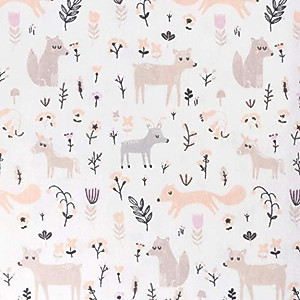 Trend Lab 4 Pack Flannel Receiving Blankets, (103779), Mystical Forest , 30x30 Inch (Pack of 4)