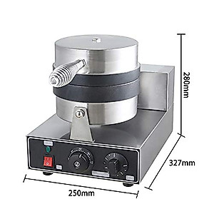 Kolice Commercial Gelato Panini Press Machine, Donut Ice Cream Dessert Italy Ice Cream Sandwich Press Machine, Commercial Krapfen Warmer, Gelato Panini Press