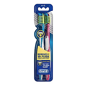 Oral-B Pro Health Vitalizer Advanced Toothbrushes, Medium, 2 Count