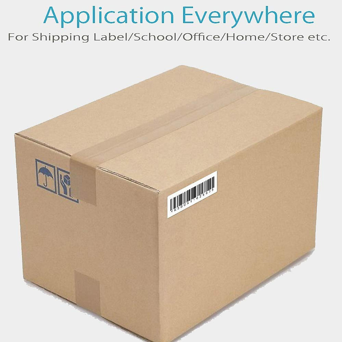 COLORWING Compatible DYMO 30334 (1-1/4" x 2-1/4") Multi-purpose Labels, Barcode/FNSKU/FBA, use with Dymo Label writer 450, 4XL Printers, 450 Turbo, Rollo & Zebra Printers, 8 Rolls/1000 Labels