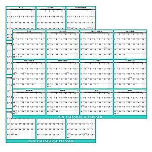 Erasable Calendar 2023-2024 - 12 Monthly Wall Calendar 2023-2024 from July 2023 to June 2024, Dry Erase Calendar with Julian Date, 34.6 x 23 Inches, Calendar Waterproof Material is Easy to Erase, folded and packaged by envelope paper, which makes the cale