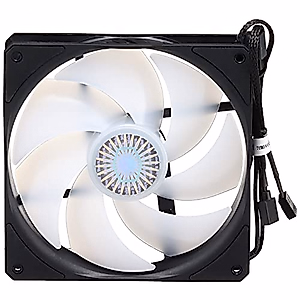 Cooler Master SickleFlow 140 ARGB Case & Cooling Fan - ARGB Motherboard Compatible, Translucent Air Balance Blades, 67 CFM, 2.25 mmH2O, 10 to 27 dBA - ARGB