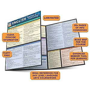 English Grammar & Punctuation QuickStudy Laminated Reference Guide (QuickStudy Academic)