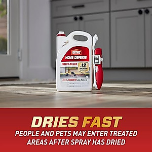 Ortho Home Defense Insect Killer for Indoor & Perimeter2 with Comfort Wand, Controls Ants, Roaches, Spiders, and More, 1 gal.