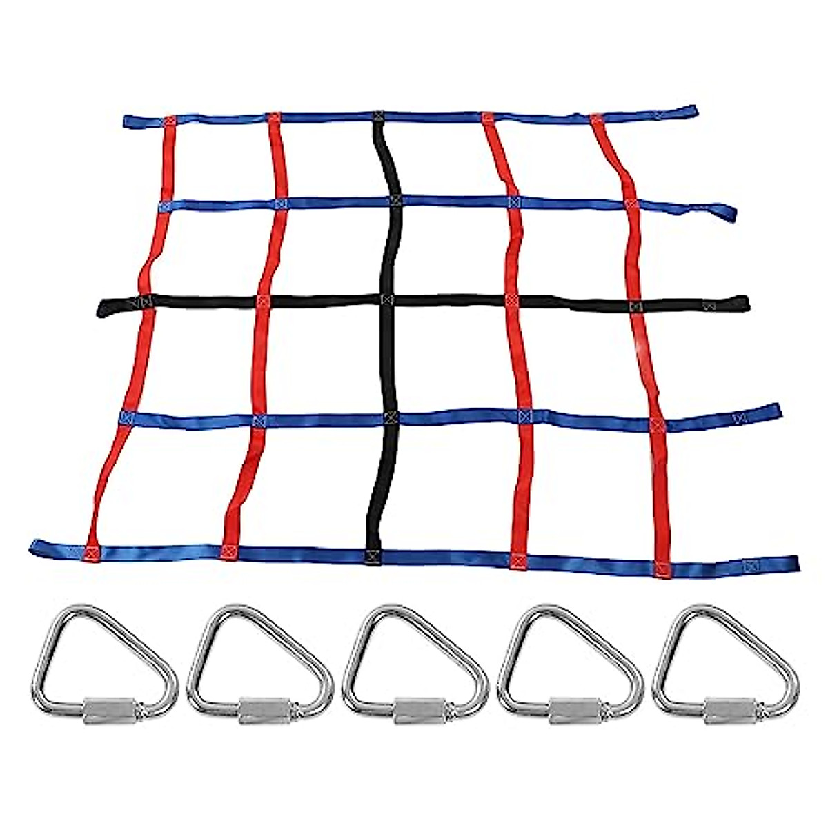 DAUERHAFT Climbing Net, 3 Colors Climbing Net Cultivate Motor Skills Improve Self Confidence for Playgrounds