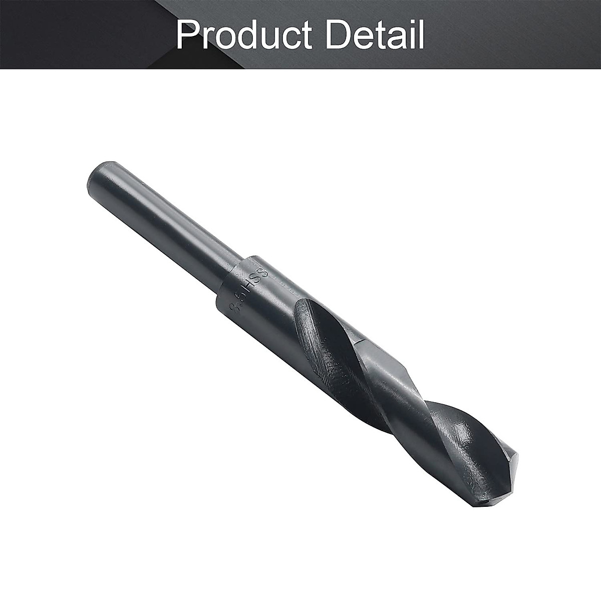 Utoolmart 155mm Length 1/2 inches High-Speed Steel Metal Twist Drill Bit Shank/Retractor Drill Bit Set Tool Straight Shank Rolling Process 18.5mm Drill Bit Diameter