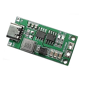 ANMBEST 2PCS 2S 4A Type-C to 8.4V Step-Up Boost LiPo Polymer Li-Ion Charger 7.4V 18650 Lithium Battery with LED Indicator for Electronic DIY