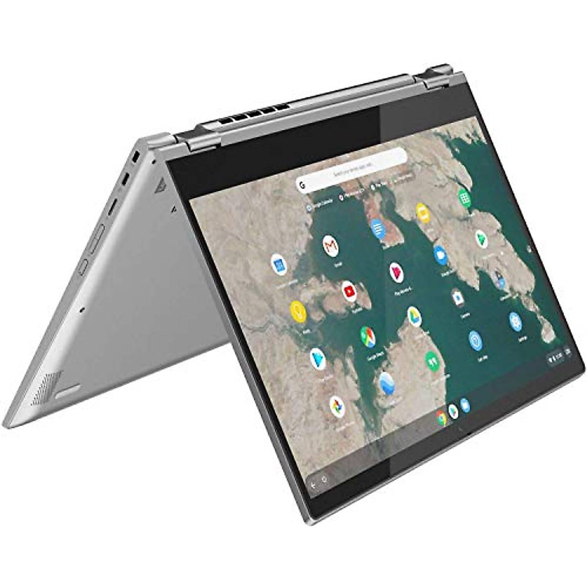 Lenovo C340 Chromebook 2-in-1 Laptop, 15.6" Full HD Touchscreen, Intel Core i3-8130U Processor, 4GB RAM, 64GB eMMC SSD, Wi-Fi, Bluetooth, Webcam, Online Class, Chrome OS, Gray