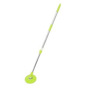 Beavorty Rotating Mop Rod Mop Poles Mop Stick Pole Replacement Mops Stick Pole Commercial Cleaning Mop Handle Telescopic Mop Handle Stick Mop Head Replacement Pole Mop Handles Green Plastic