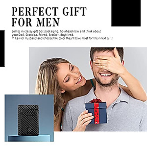 FirstVIP Ultra Slim Wallet for Men - Genuine Leather, RFID-Blocking, Lightweight, Includes Card Holders, Fade Resistant