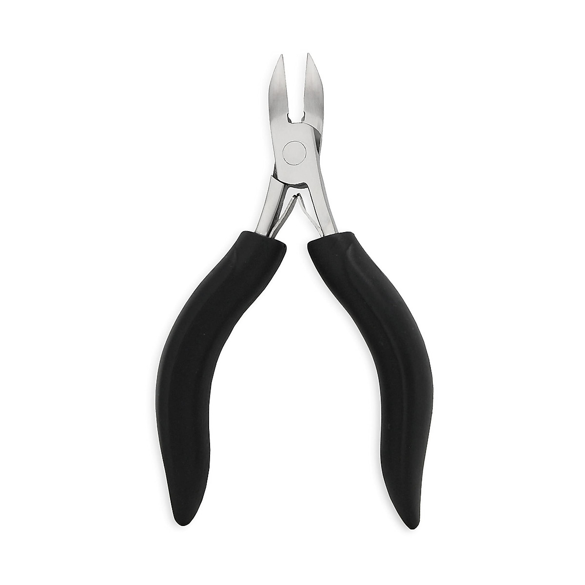 Amazon Basics Toenail Clippers with Comfort Grip, Black