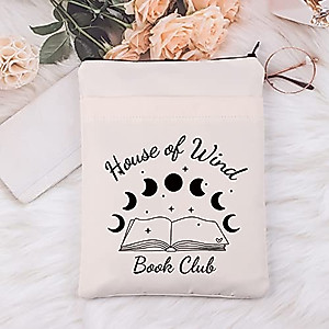 MNIGIU Bookworm Gift House of Wind Book Sleeve Velaris Gift Acotar Book Protector Cover Book Lover Gift Booktok Merchandise (House of Wind)