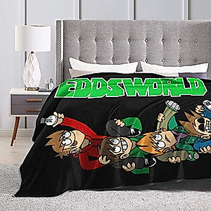PankooClub Anime Manga Eddsworld Blanket Flannel Fleece Lightweight Throw Blankets All Seasons Bed Couch Office Outdoors 40"X30"