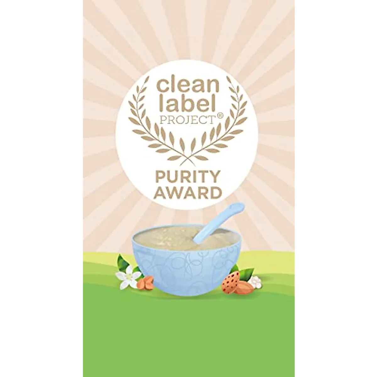 Else Nutrition Super Cereal For Babies 6 mo+, Made With Real Whole Plants for a Nutritionally Balanced meal, with gluten free carbs and plant protein (Original, Single)