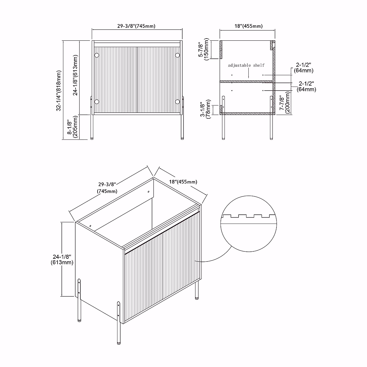 Dowell 30" Inch White Bathroom Vanity with Ceramic Sink Combo, Modern Bathroom Cabinet with Soft-Close Door, Freestanding Single Bathroom Vanity Set - 002 Series [Assembly Required]