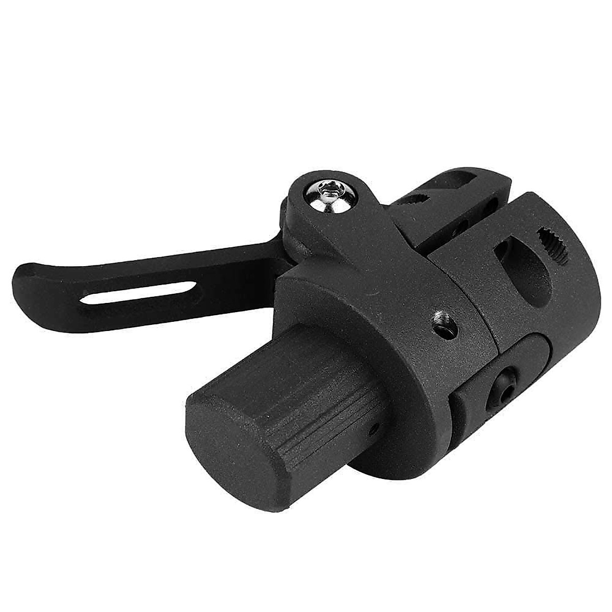 electric scooter folding pole base,Electric Scooter Folding Pole Base for Xiaomi,Electric Scooter Pole Base Replacement Spare Parts Folding Pole Base Spare Parts for M365 Electric Scooter Black