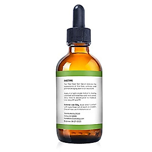 Tea Tree Serum for Face and Acne Prone Skin (1oz) by Kate Blanc Cosmetics. Tea Tree Oil Face Serum to Fight Acne Scars, Pimples, Dark Spots. Promotes Clear Skin for Teens