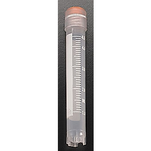 Simport T310-5A Cryovial 5ml, Silicone Washer Seal- External Threads, Sterile (Packof 100)