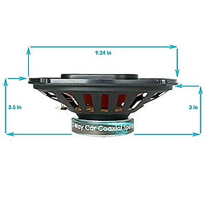 Audiobank 6x9 700W 3-Way + 6.5" 400W 4-Way Car Audio Stereo Coaxial Speakers