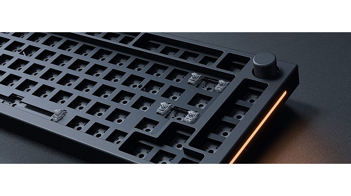 Glorious GMMK PRO 75% Barebones Keyboard Frame - Customizable & Durable