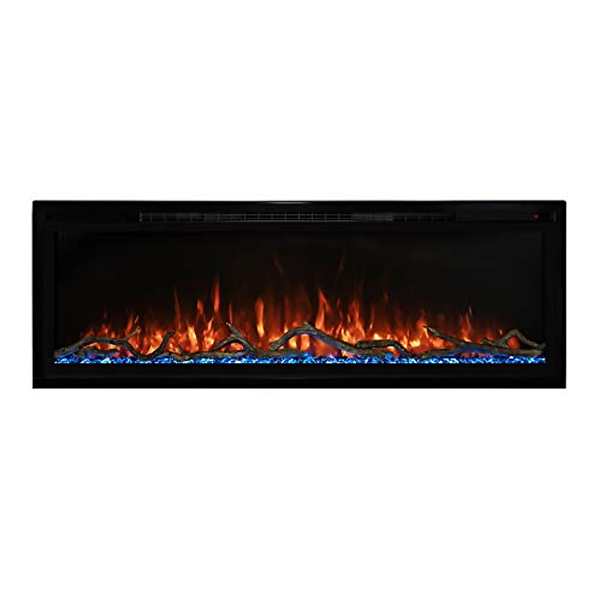 Modern Flames Spectrum Series Slimline Wall Mount/Built-In Electric Fireplace (SPS-50B), 50-Inch