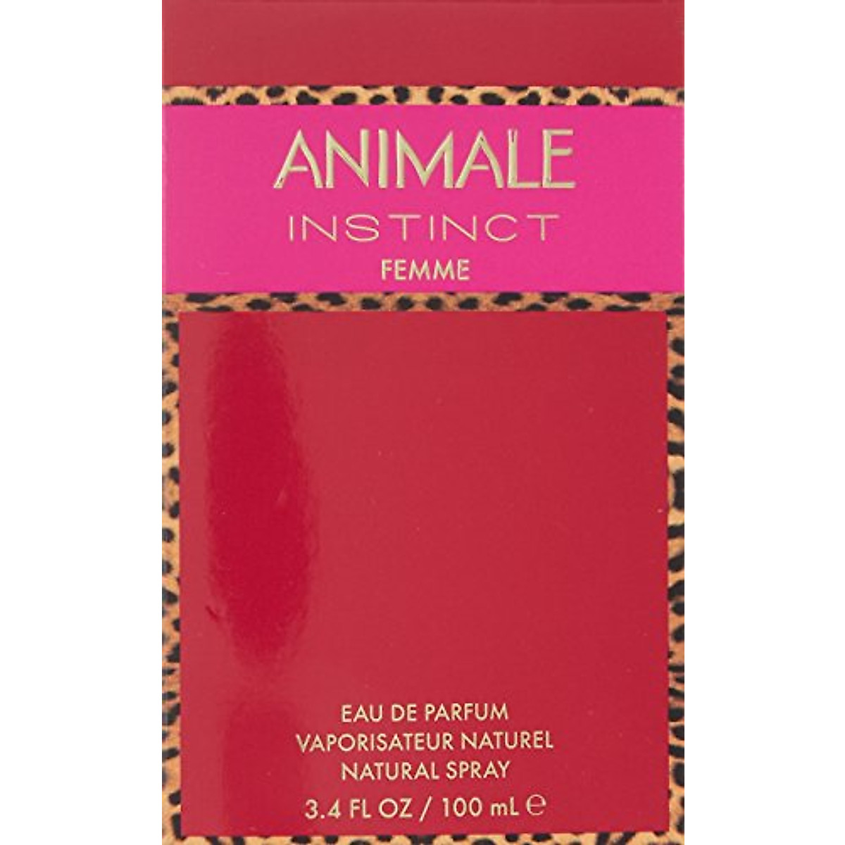 Animale Parfums Instinct Femme Eau de Toilette Spray, 3.4 Ounce