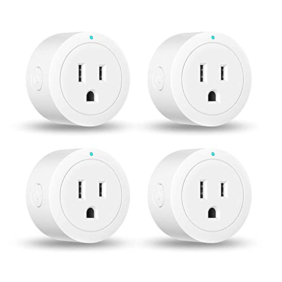 Alexa Smart Plug, Smart Outlet Bluetooth Mesh, Simple Set Up, Alexa App Remote Control, ETL & FCC Certified, 4 Pack