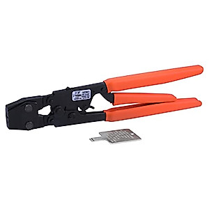 SharkBite PEX Clamp Tool, 3-Handle Tool with Orange Handle, Plumbing Fittings, PEX, PE-RT, UC961