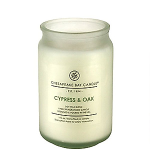 Chesapeake Bay Candle PT18478 Scented Candle, Cypress & Oak, Large Jar
