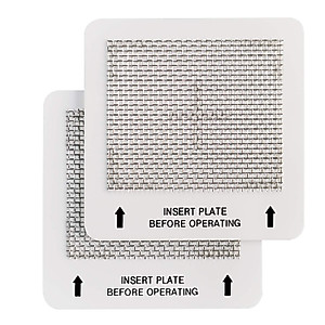 LUFUTATECH Universal Ceramic Ozone Plates for Generic Ozone Generators Washable Purification Air Purifier, 4.5" x 4.5" Inches Replacement Ozone Plates (2Pack)